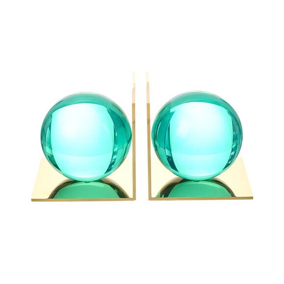 Jonathan Adler | Accents | Jonathan Adler Globo Bookend Set Green ...